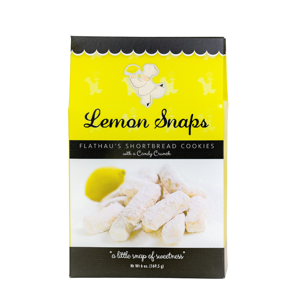 Lemon Snaps 6oz Box – Flathau's Fine Foods