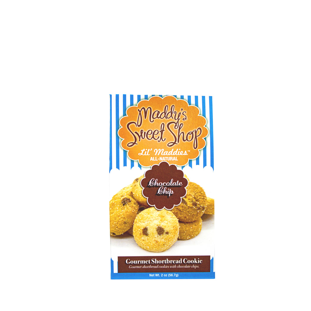 Maddy's Chocolate Chip 2 oz box – Flathau's Fine Foods